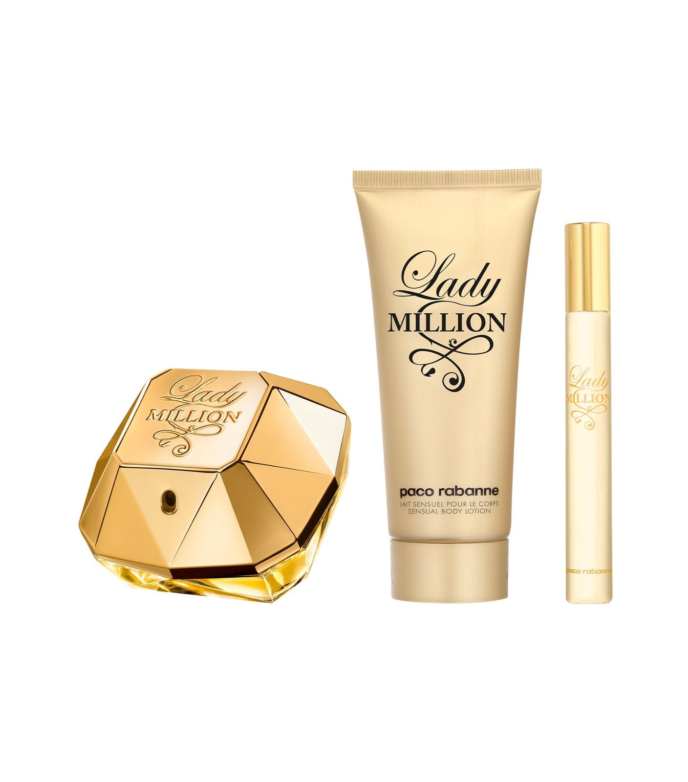 PACO RABANNE SET LADY MILLON POUR FEMME 3 PZAS – Perfumeria La Quinta