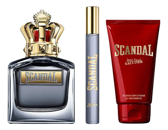 JEAN PAUL GAULTIER SET SCANDAL POUR HOMME EDT 100ML 3 PZAS – Perfumeria ...