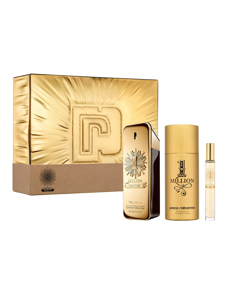 PACO RABANNE SET ONE MILLON POUR HOMME EDP 3 PZAS – Perfumeria La Quinta