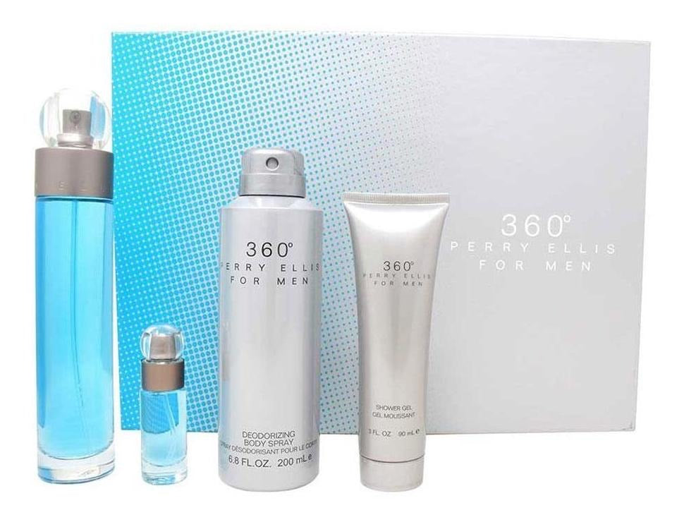 PERRY ELLIS SET 360 FOR MEN EDT 4PZAS – Perfumeria La Quinta